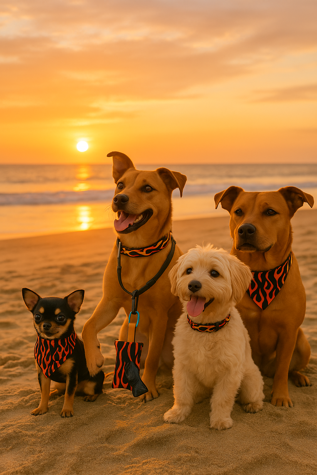 Going Fast Dog Collection - Collars, Bandanas & Poop Bags - Sew-Sew ...