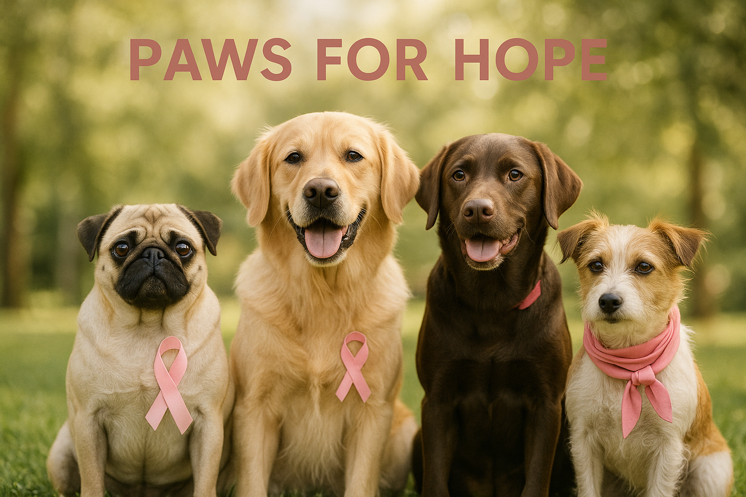 Paws for Hope Breast Cancer Awareness Pet Collection | Sew-Sew Sisters ...